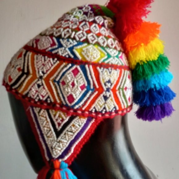 Accessories | Peruvian Handmade Unisex Chullo Hat Cap Winter Warm ...